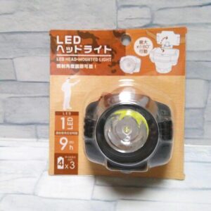 100均ダイソー「COBヘッドライト」はコスパ高すぎ|防災やアウトドアに！ | のはらねこ